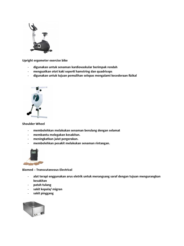 Upright Ergometer Exercise Bike | PDF