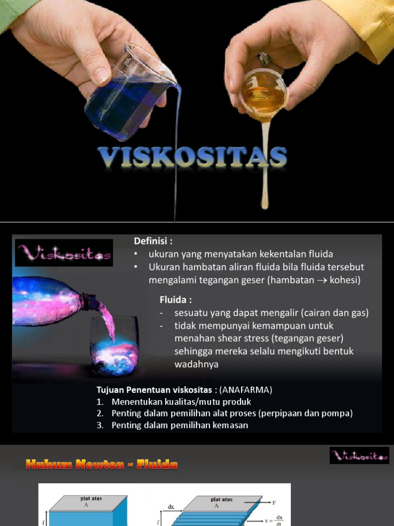 Viskositas dan Pengukurannya dalam Fluida | PDF | Sains & Matematika