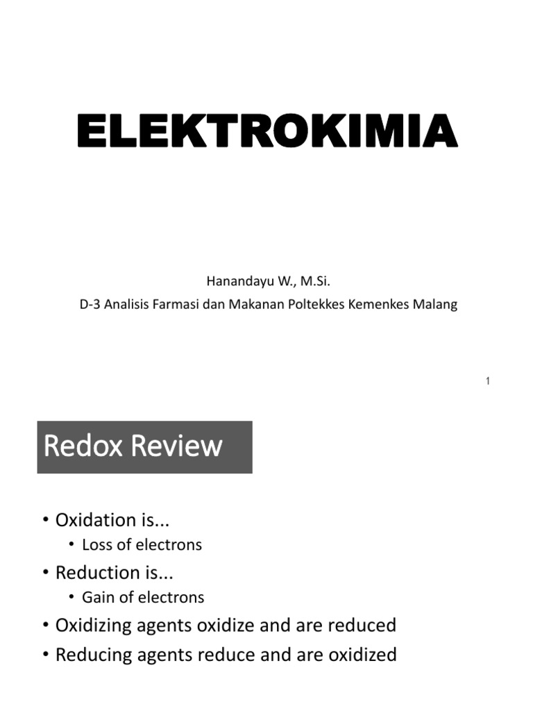 Panduan Lengkap Sel Elektrokimia | PDF