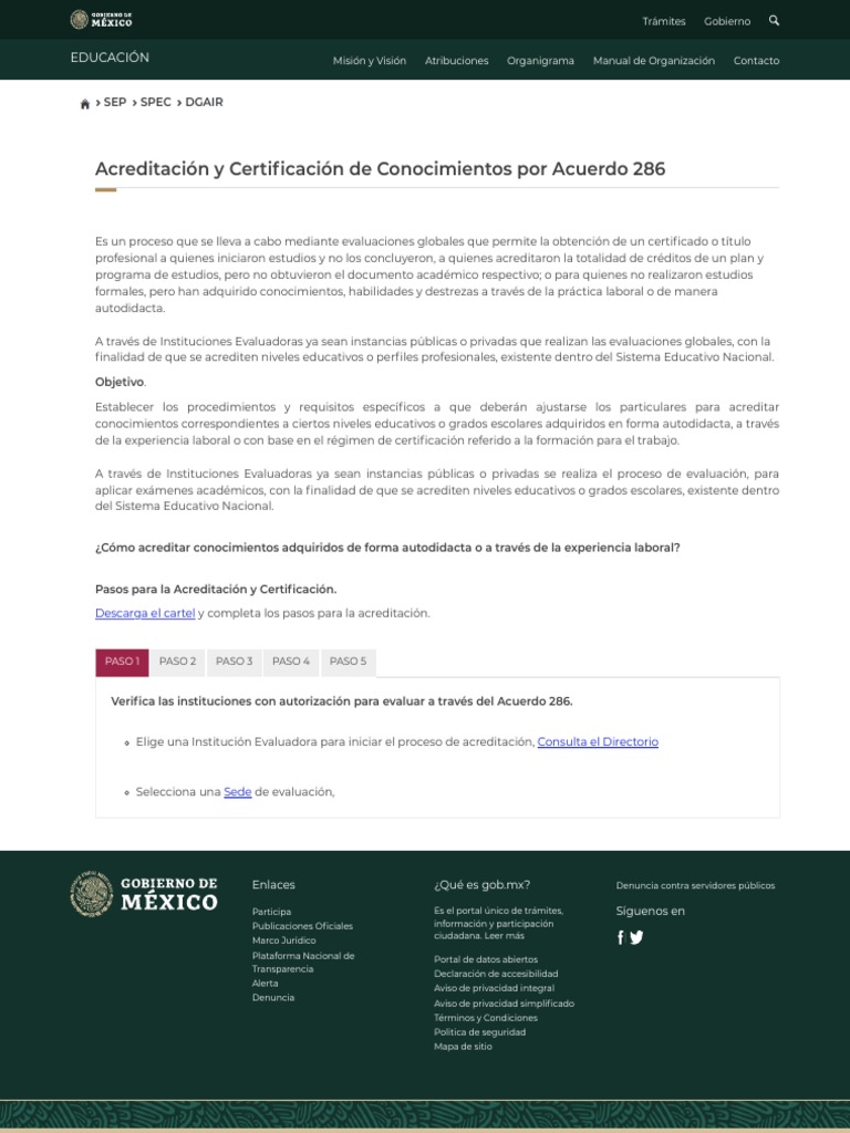 Acreditaciones Dgair | PDF | Evaluación