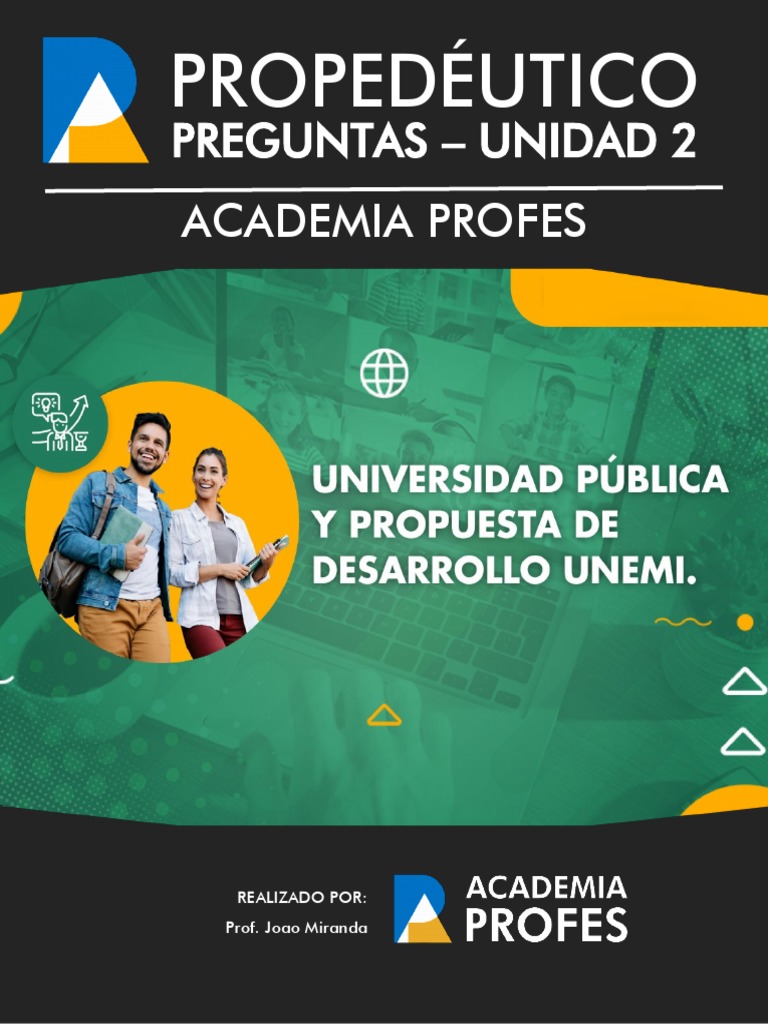 Academia Profes - Propedeutico (Unidad 2) | PDF | Desarrollo personal ...