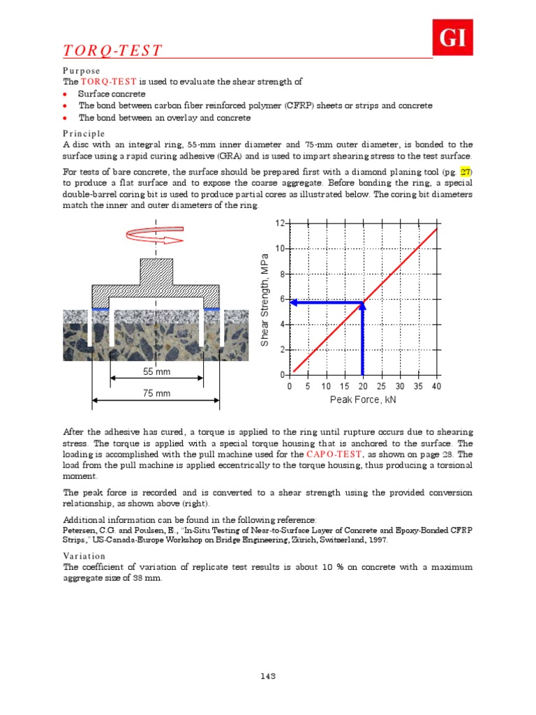 Torq Test | PDF | Concrete | Civil Engineering