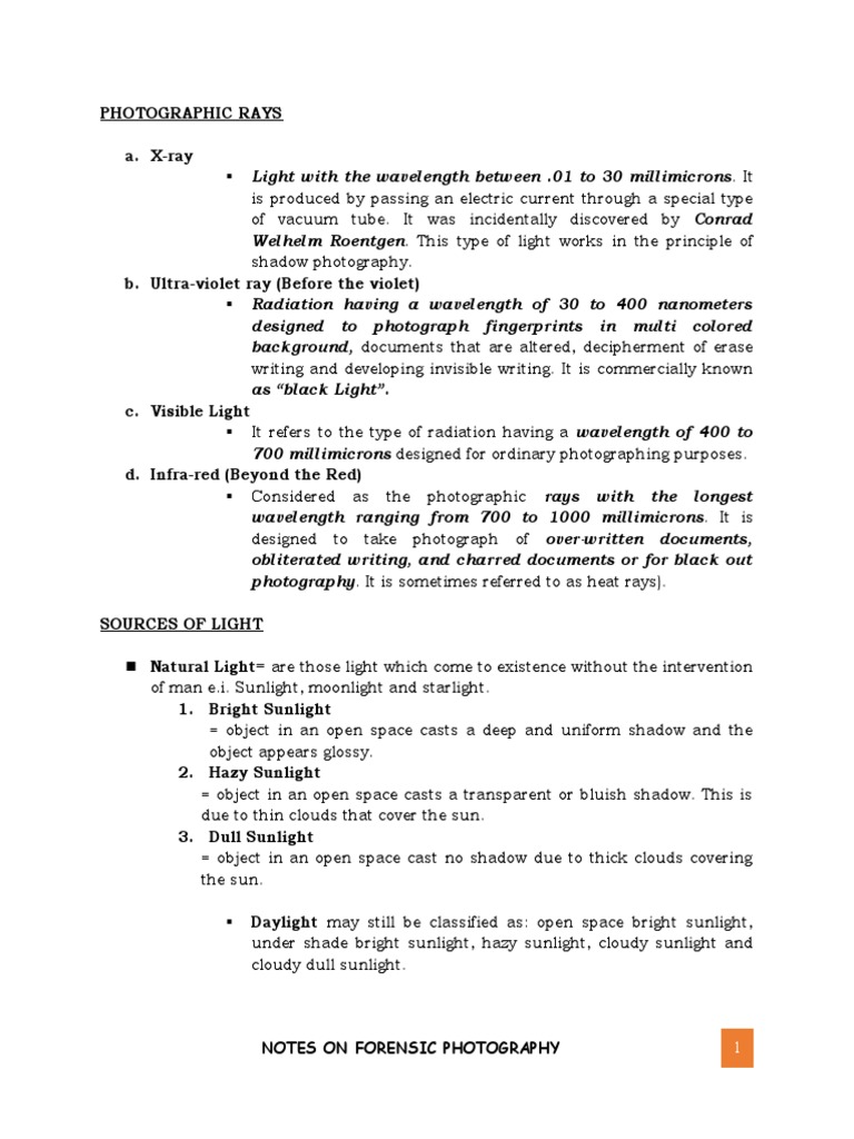 Forensic Photography Module | PDF | Camera | Shutter (Photography)