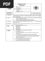 SOP Pemasangan Infus Lengkap Sesuai Standar Akreditasi | PDF