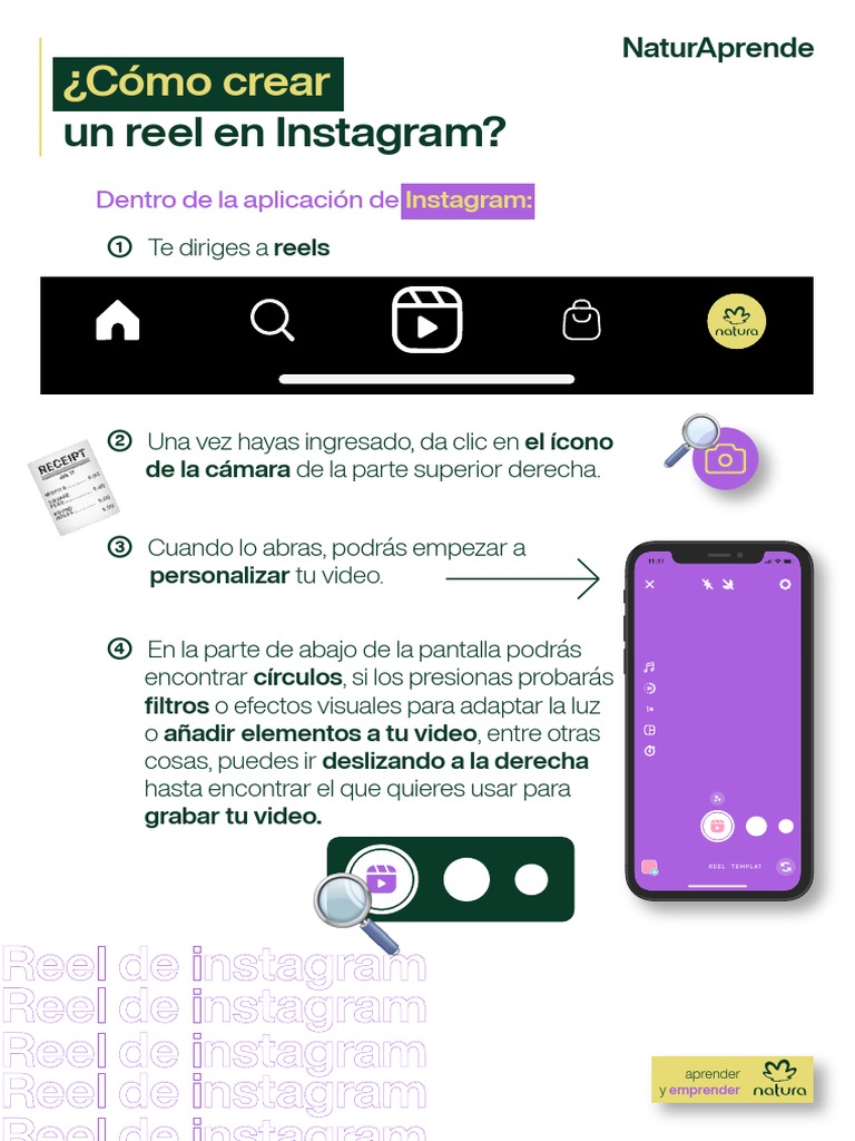 Como Crear Un Reel en Instagram | PDF