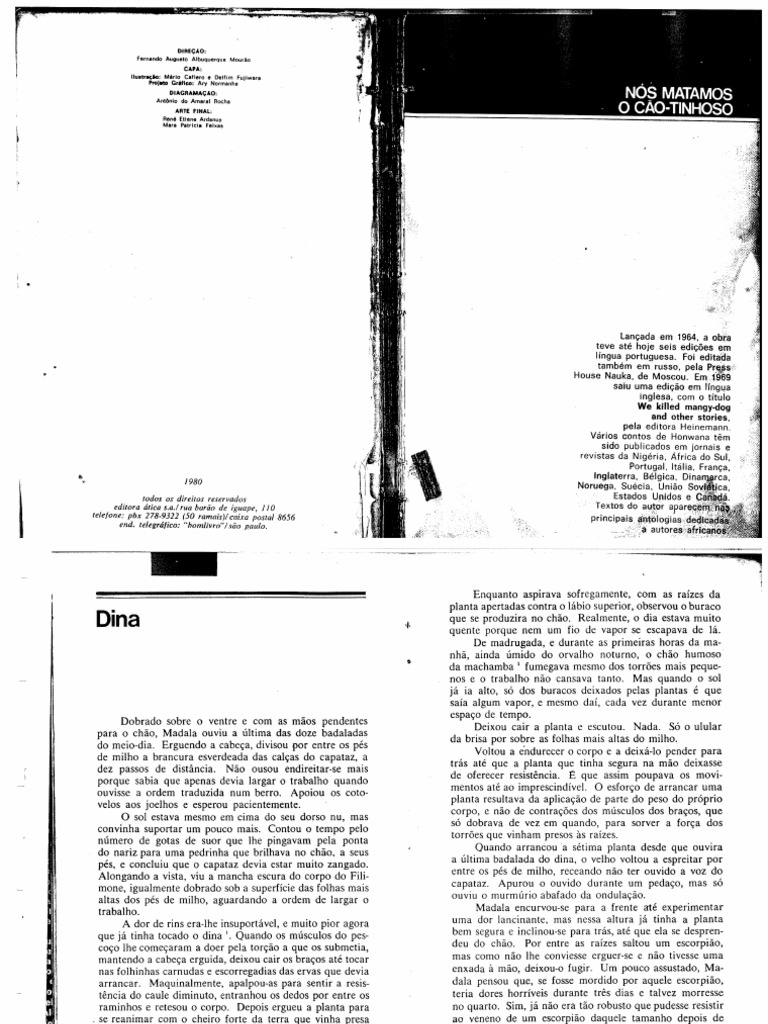 Dina - Luiz Bernardo Honwana | PDF | Maria, mãe de Jesus | Milho