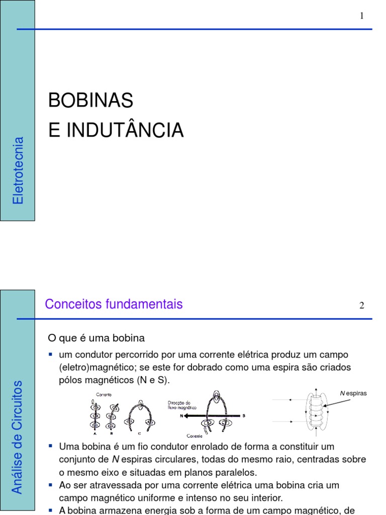 Bobinas e Indutância | PDF | Indutância | Indutor