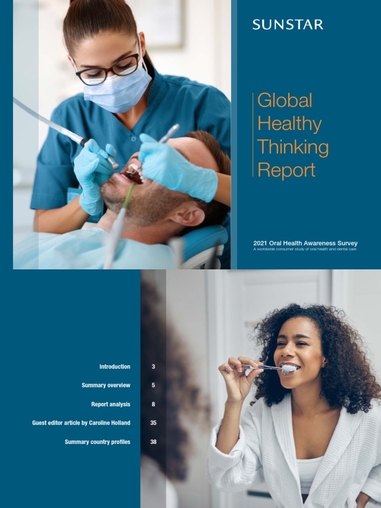 Sunstar Global Healthy Thinking Report 2021 | PDF | Oral Hygiene | Dentistry