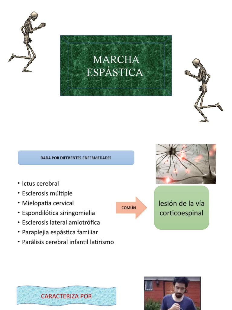 Marcha Espástica y Gerontológica: Causas y Características | PDF