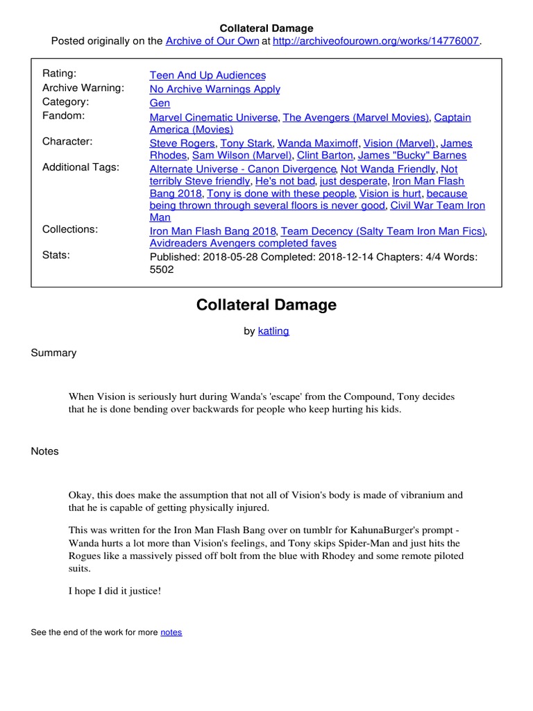 Collateral Damage | PDF | Mystery, Thriller & Crime Fiction | General Fiction