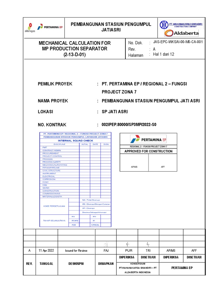 MP Production Separator | PDF