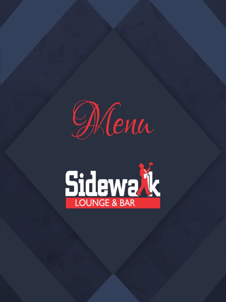 Sidewalk Menu - New | Download Free PDF | Tomato Sauce | Hamburgers