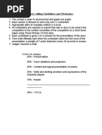 Poem Recitation Judging Criteria | PDF