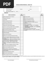 Check List Documentos para Contratación | PDF