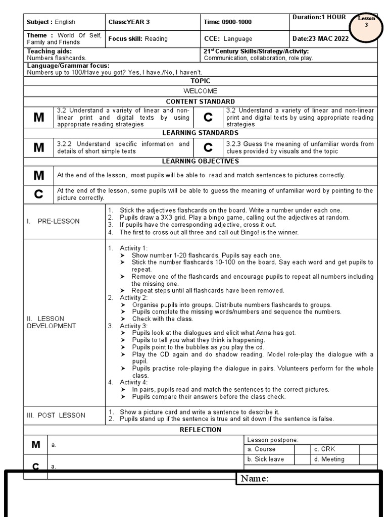 Lesson 3 | PDF | Cognitive Psychology | Human Communication