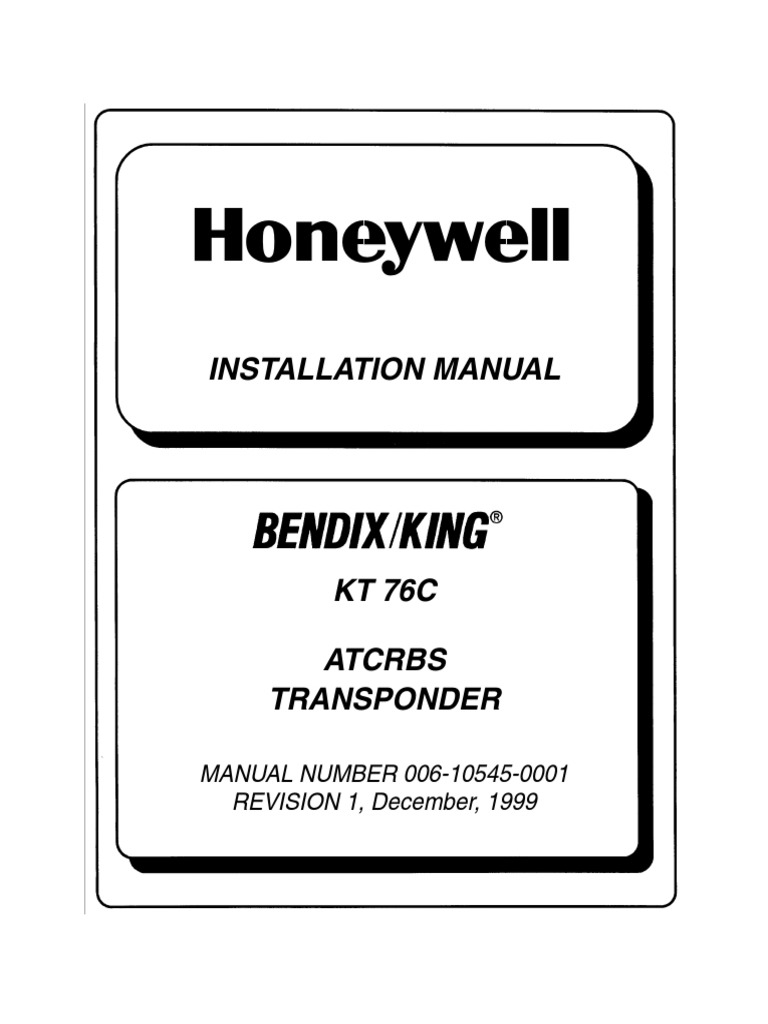 King Kt76c Install | PDF | Electrical Engineering | Electronics