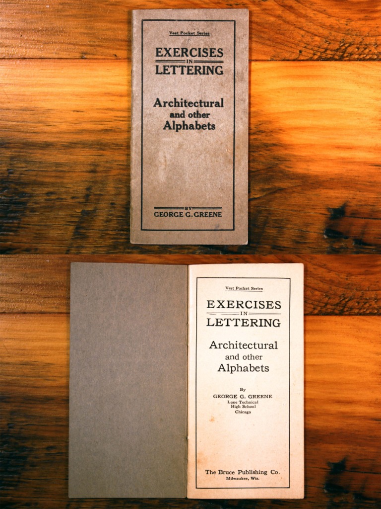 Exercises in Lettering - Architectural and Other Alphabets - George G ...