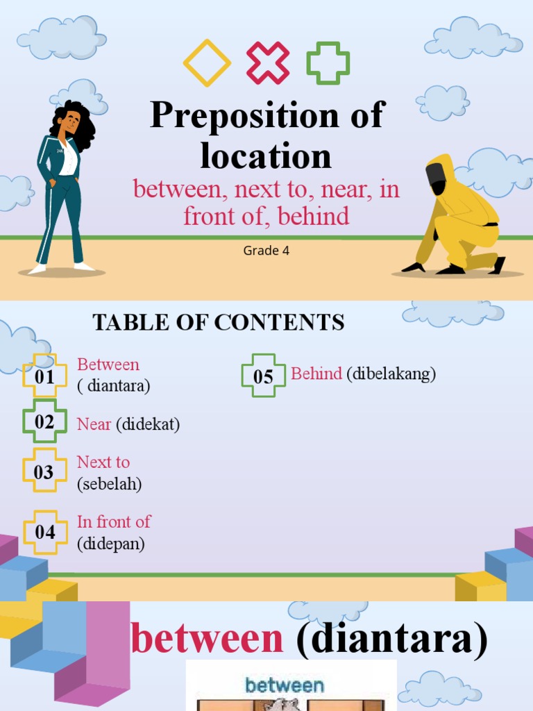 Prepositions of Location for Grade 4 | PDF