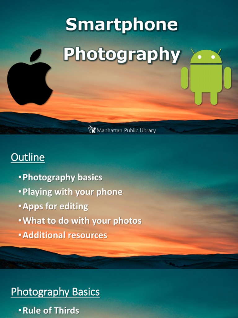 Smartphone Photography | PDF | Ios | Smartphone
