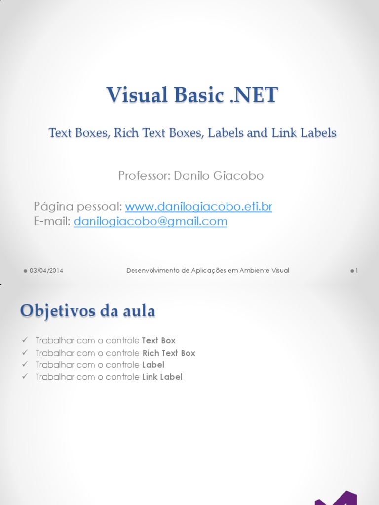Visual Basic .NET - Text Boxes, Rich Text Boxes, Labels and Link Labels ...