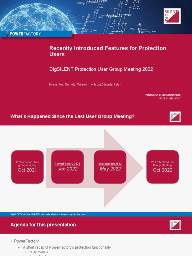 01 Recently Introduced Features For Protection Users Pdf Parameter
