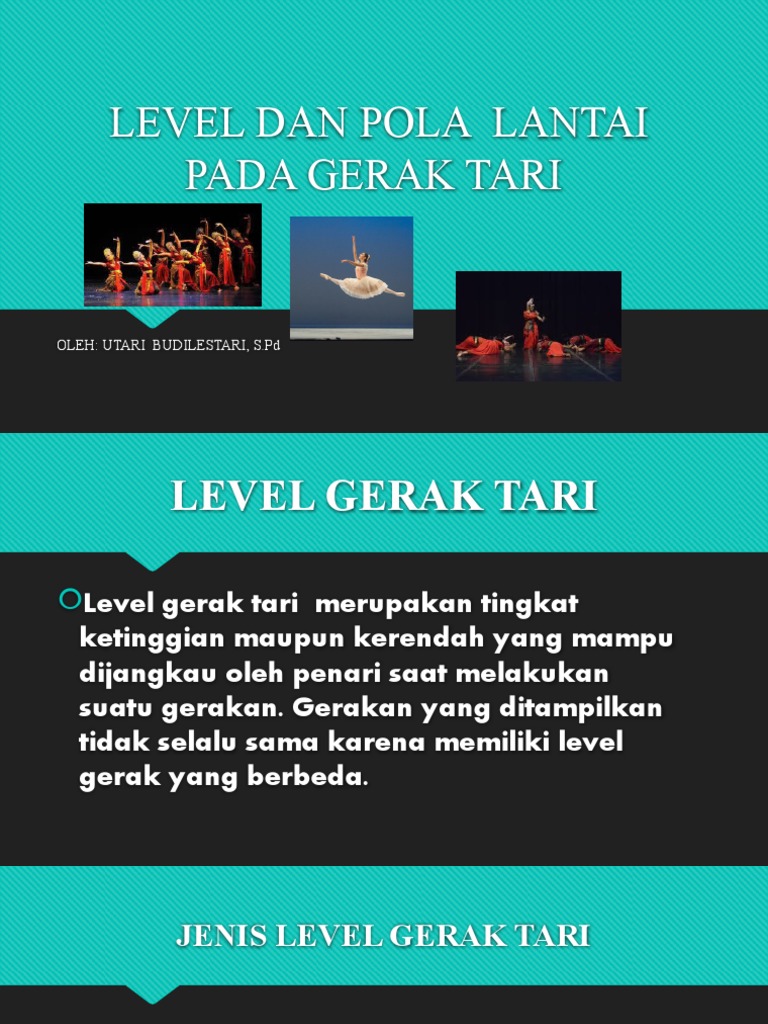 Level dan Pola Lantai dalam Tari | PDF | Seni