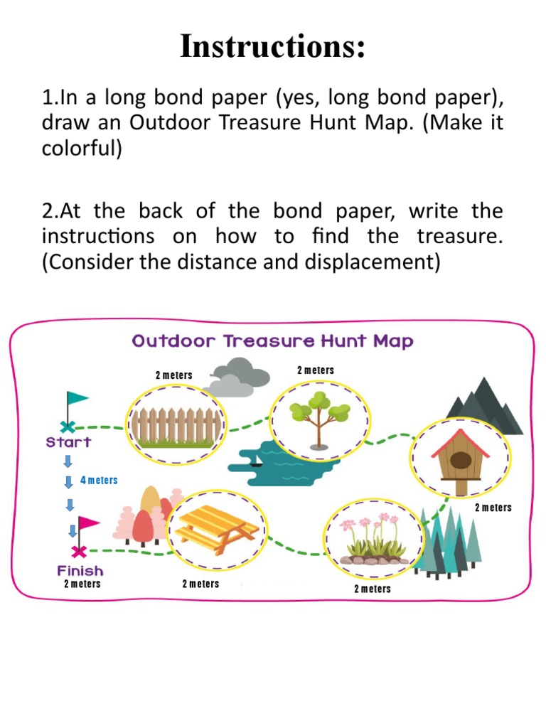 Outdoor Treasure Hunt Map | PDF | Art