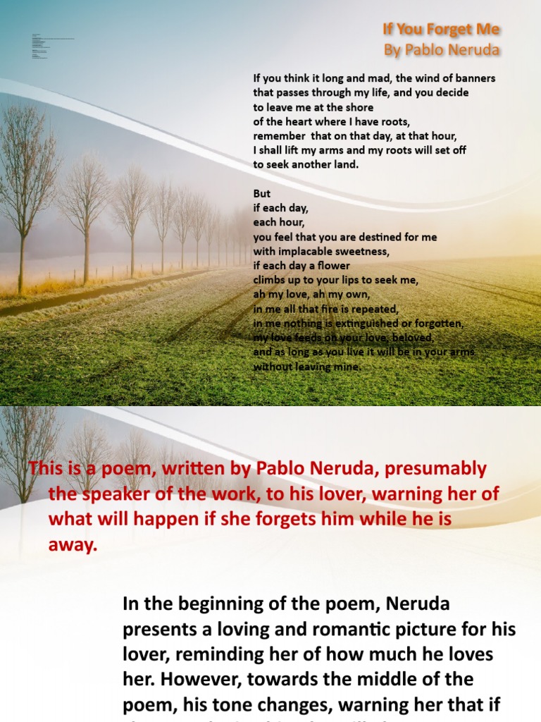 If You Forget Me | PDF