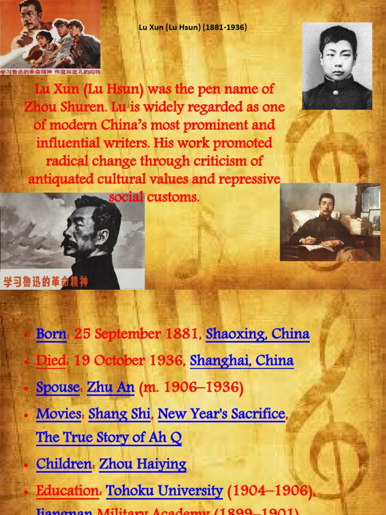 Lu Xun (Lu Hsun) A Little Incident | PDF