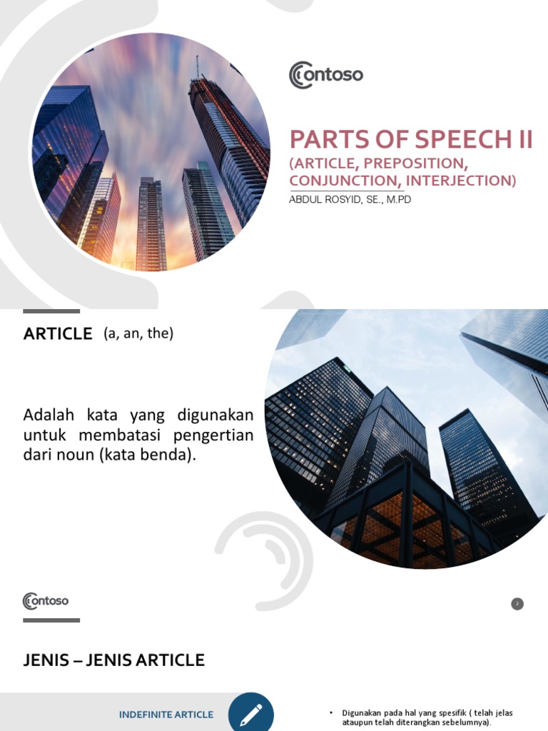 Parts of Speech Ii | PDF