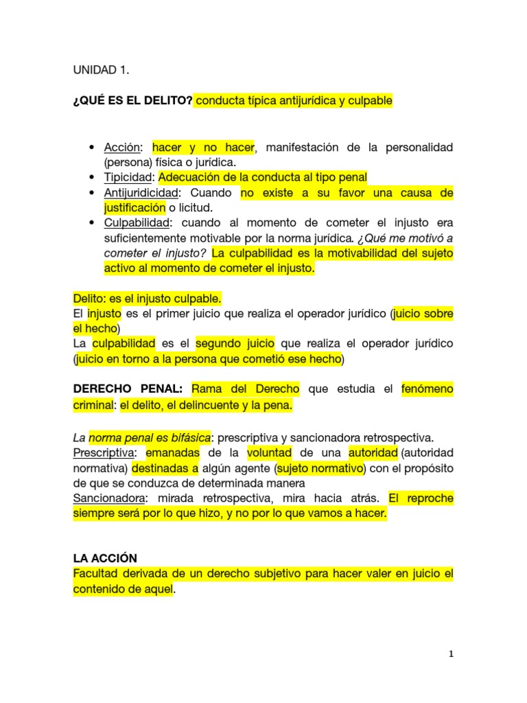 Anexo de Guia para Parcial 1 Procesal Penal Uabc | PDF | Derecho penal | Procedimiento Criminal