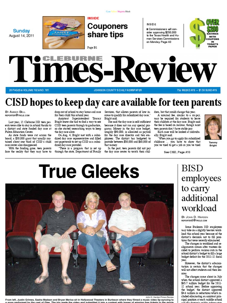 Cleburne News: Budget Cuts & Community Updates | PDF | Day Care | Leisure