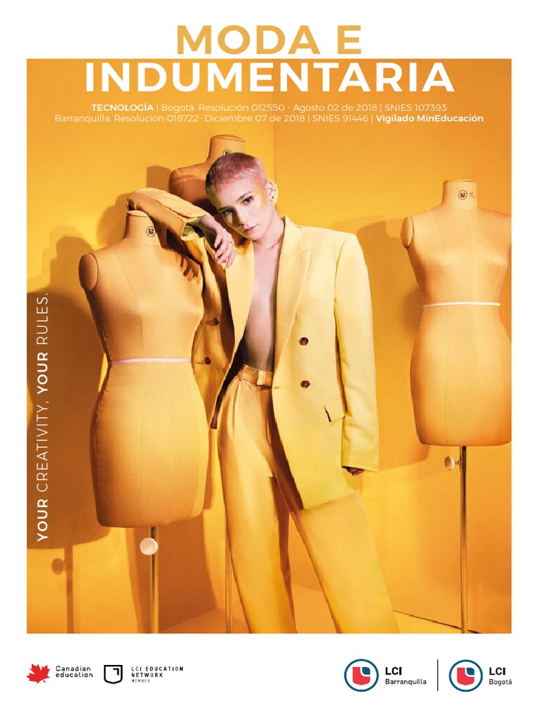 Brochure-Digital-Moda e Indumentaria | PDF | Moda | Diseño