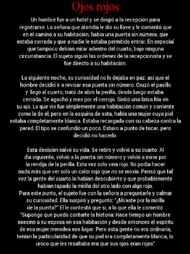 Cuento de Terror | PDF