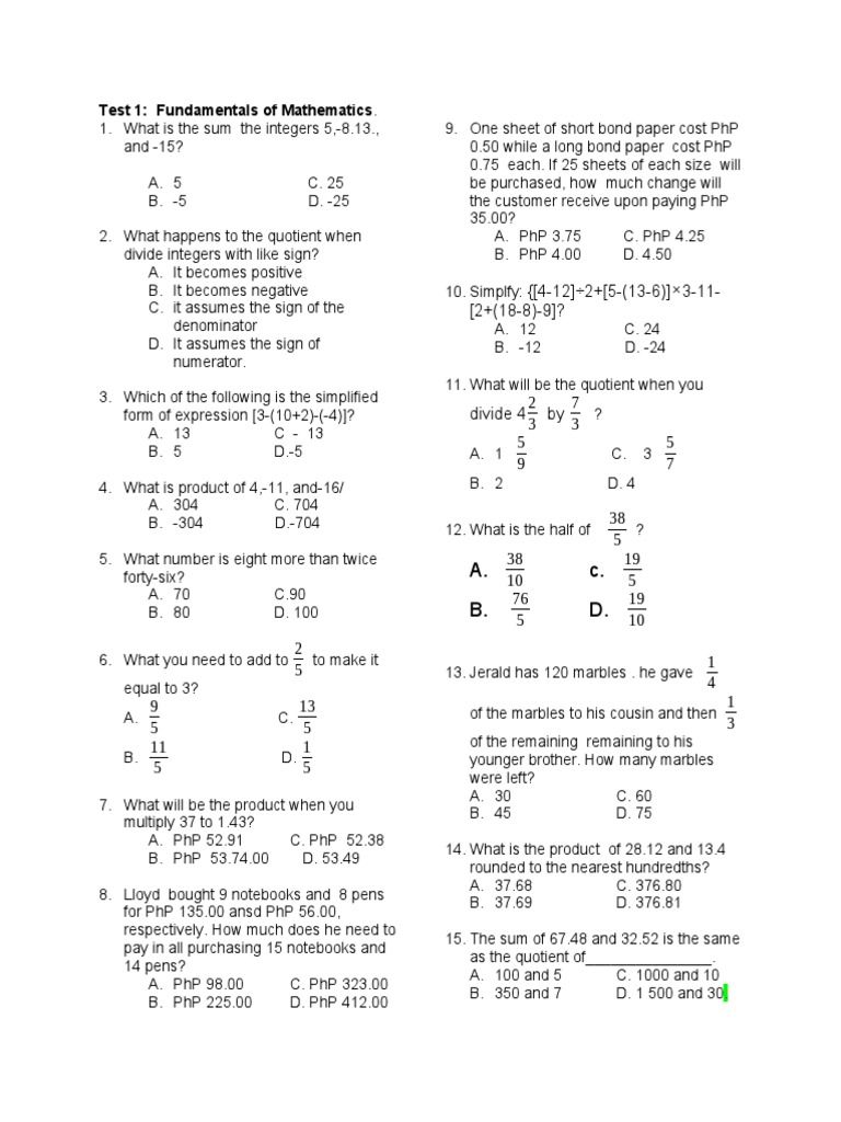 Let Reviewer | PDF | Area | Triangle