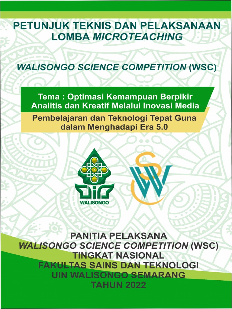 WSC Juknis Lomba Microteaching 2022 Rev | PDF