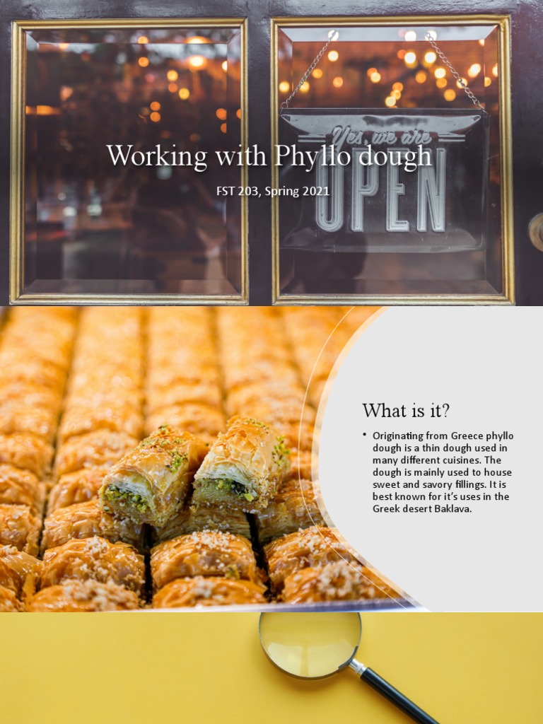Working With Phyllo Dough | PDF