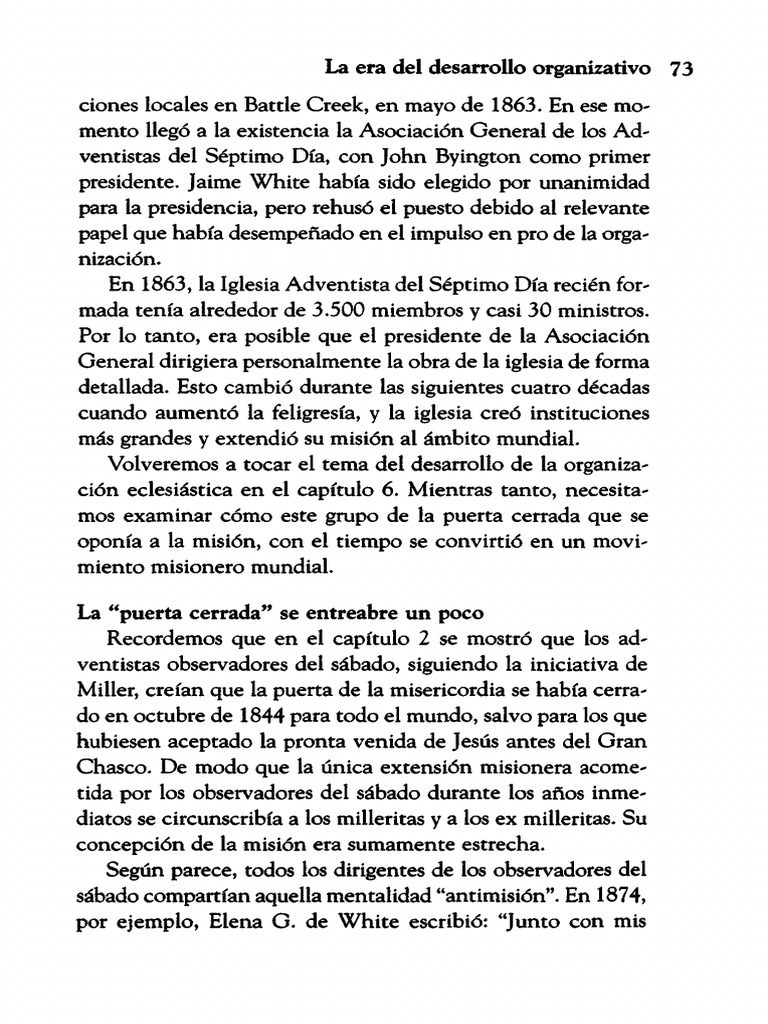 George Knight - Nuestra Iglesia | PDF | Iglesia Adventista del Séptimo ...