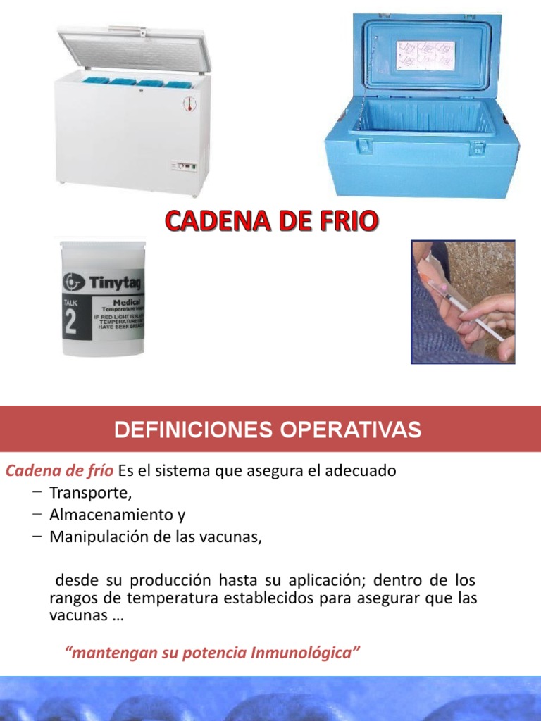 Cadena de Frío | PDF | Vacunas | Agua