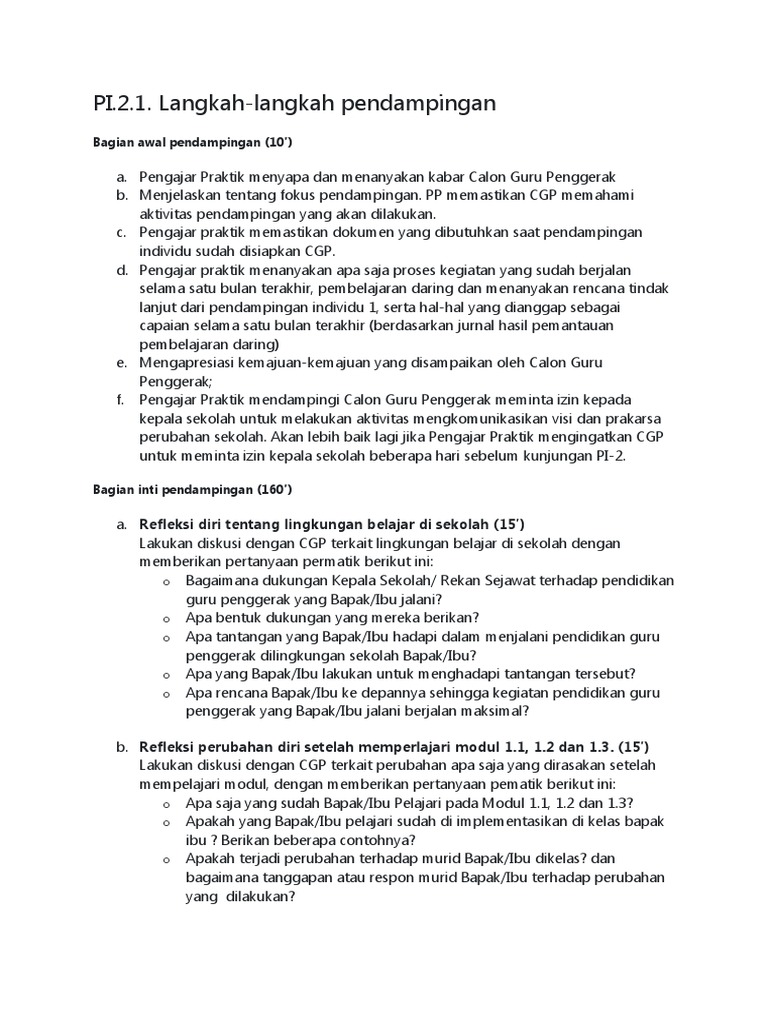 Alur Pi-2 | PDF | Karier & Perkembangan