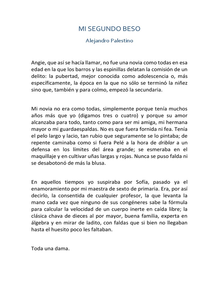 Mi Segundo Beso | PDF