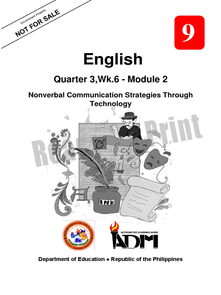 Eng9 Q3 M2 W6 NonverbalComminucationStrategiesThroughTechnology V5 | PDF | Nonverbal ...