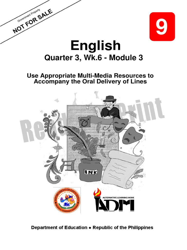 Eng9 - Q3 - M3 - W6 - Use Appropriate Multi-Media Resources To ...
