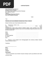Contoh Surat Kuasa Atau Letter of Authorization | PDF