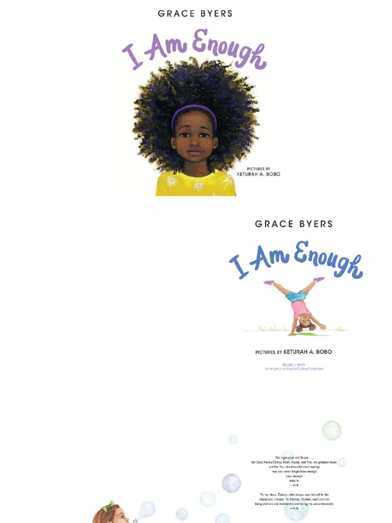 I Am Enough (Grace Byers) | PDF