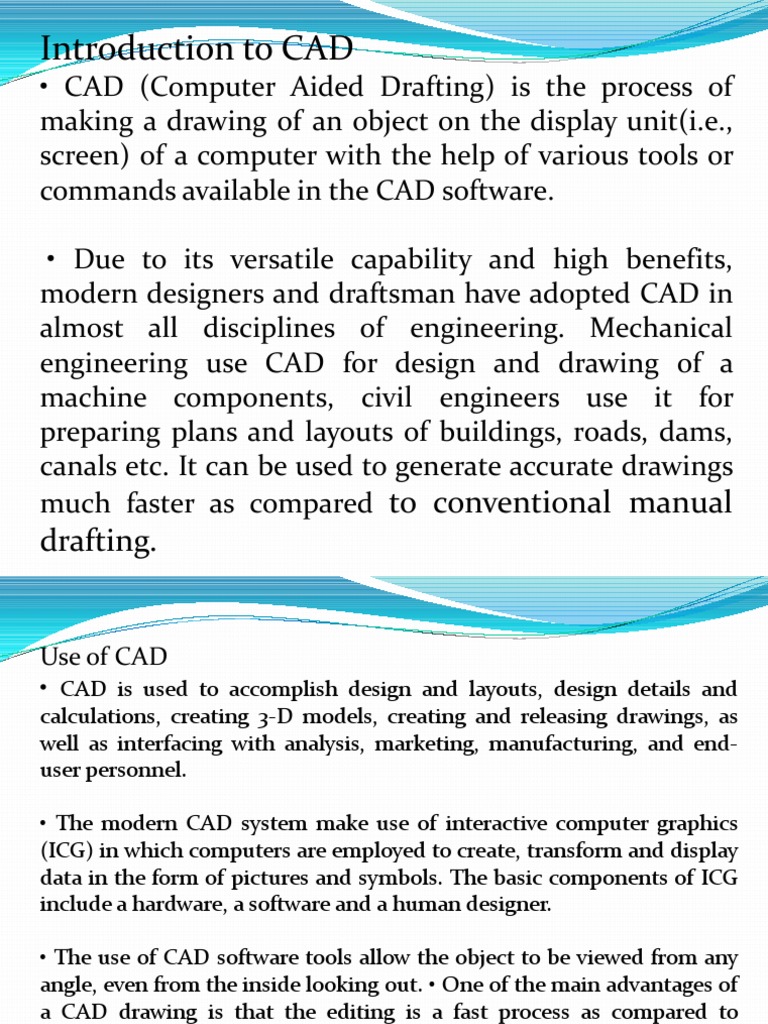 Auto CAD Notes | PDF | Computer Aided Design | Technical Drawing
