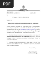 ECB Transaction Reporting Form Guide | PDF | Reserve Bank Of India | Loans