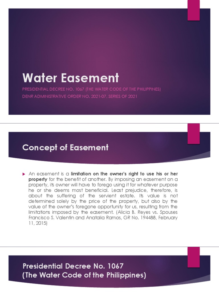 Water Easement - Presentation.12.02.2022 | PDF | Sanitary Sewer | River