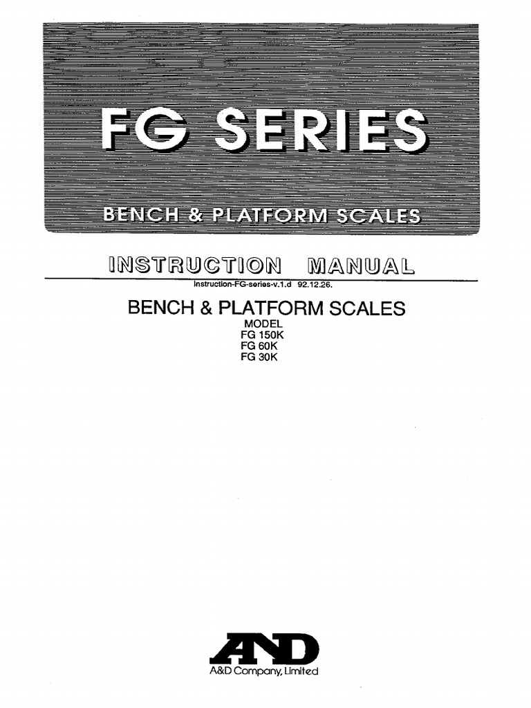 Balance AND FG 150 | PDF