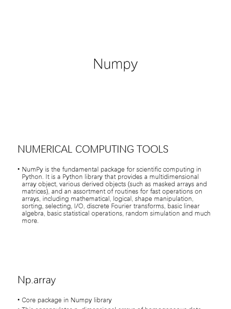 Numpy Recommendation System | PDF | Array Data Structure | Software ...